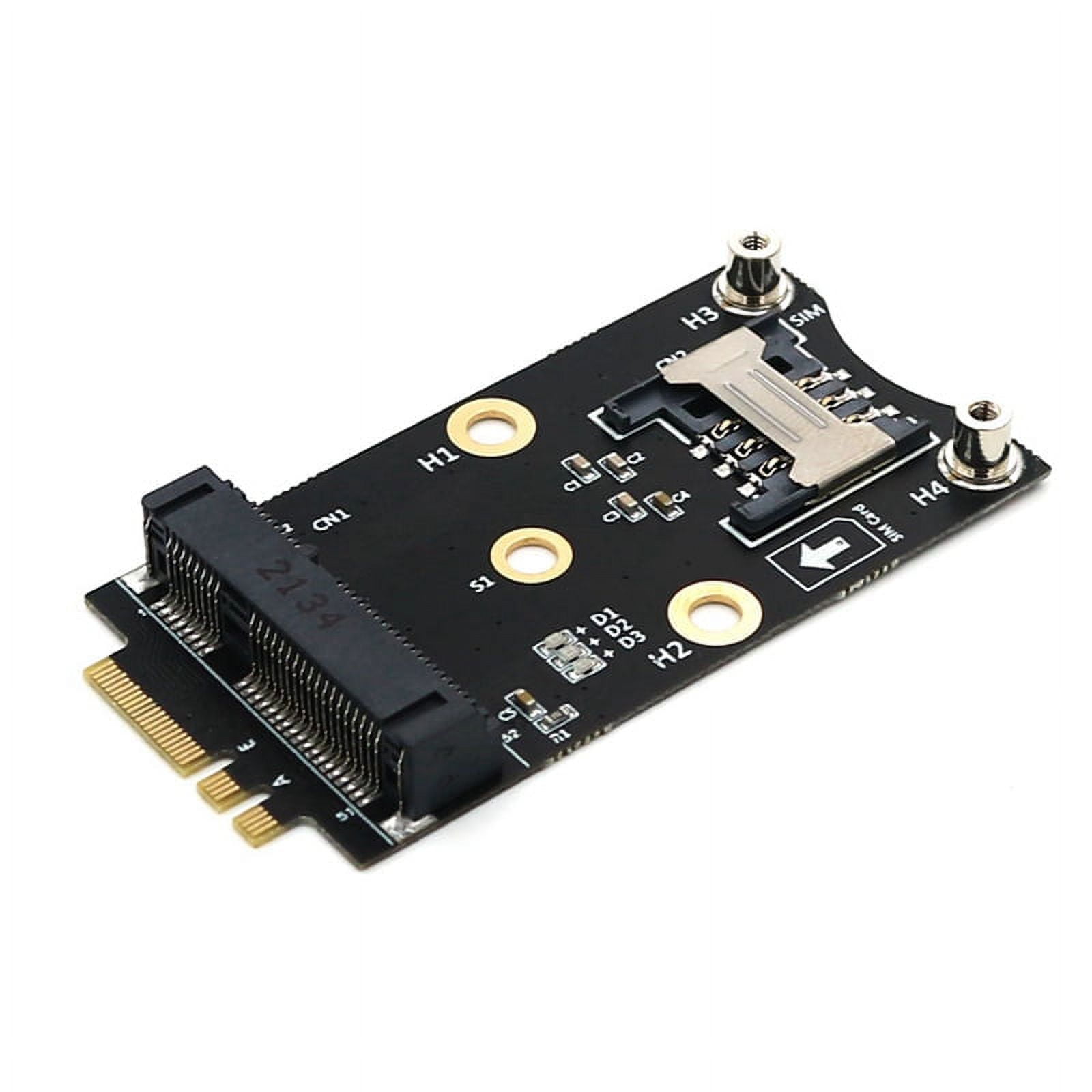 M.2 Wifi Adapter Mini PCIE Wireless Network Card to M2 NGFF Key A+E Wifi Card Raiser with Slot ...