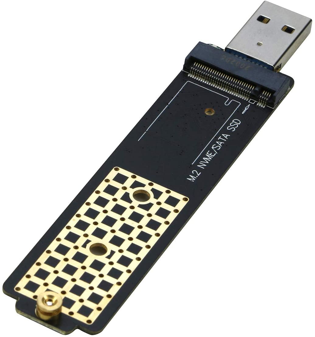 M.2 to USB Adapter, RIITOP NVMe to USB 3.0 Reader Card Compatible with ...
