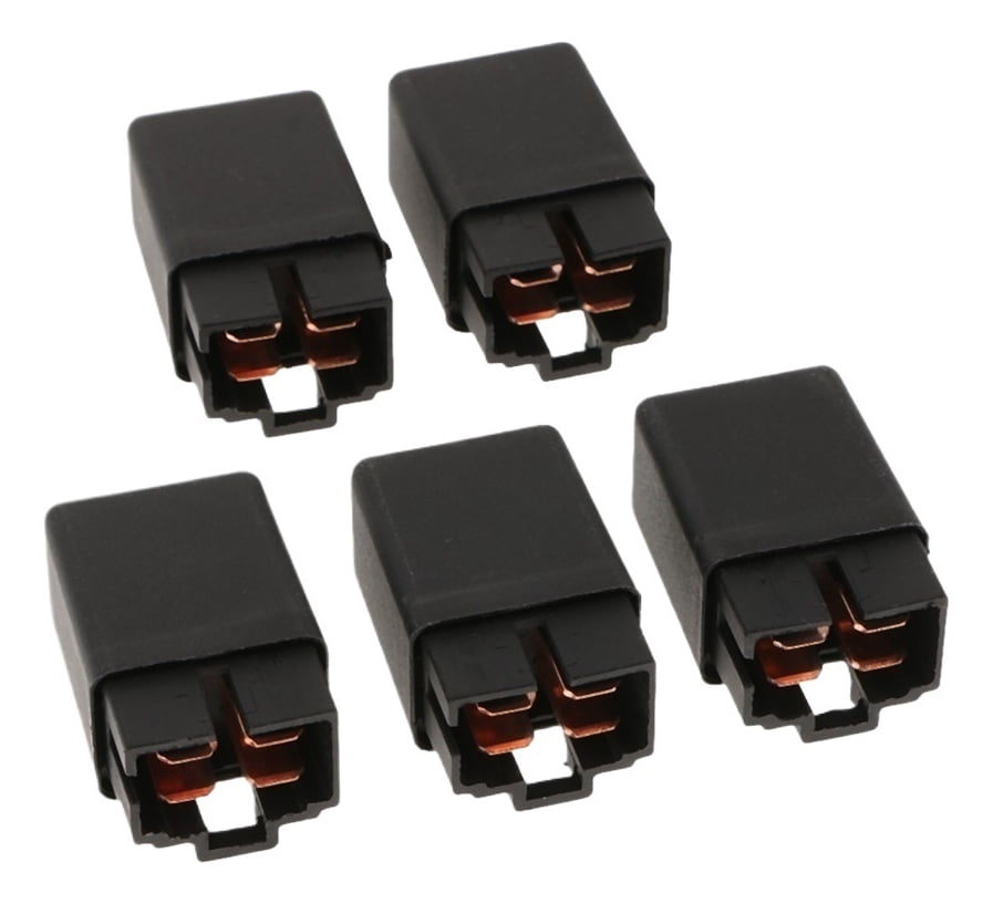 M 5 Pieces 30A Car Relays 4 Pins Spst 12V - Walmart.com