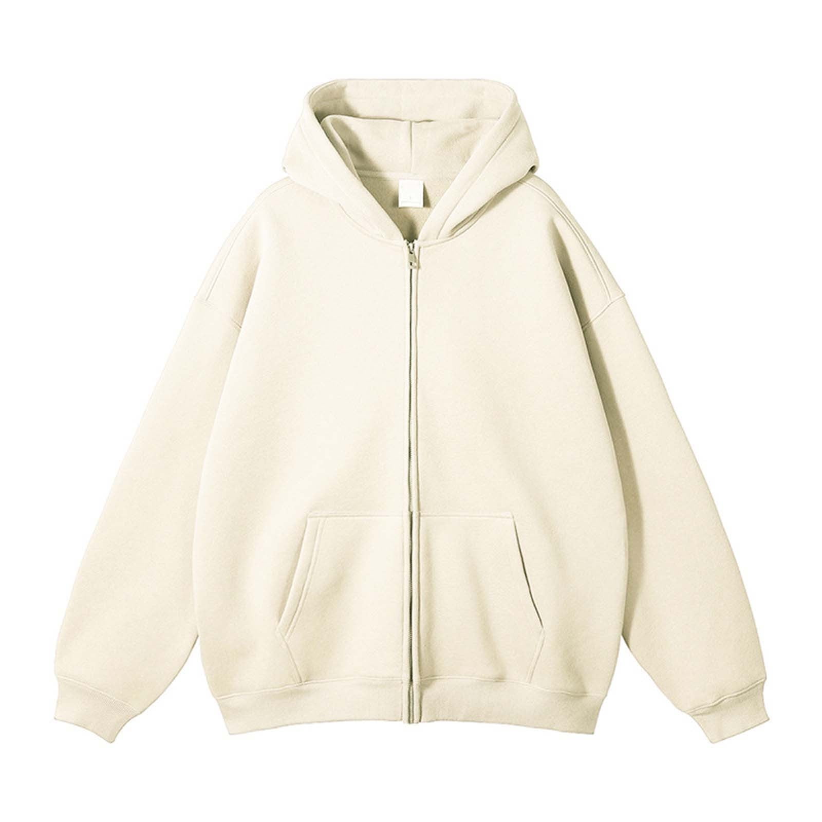 M-5XL Big and Tall Hoodies for Men with Zipper Up Plus Size Fleece ...