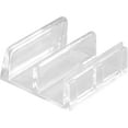 M 6059 Sliding Shower Door Bottom Guide, 1/2 In. Channels, Plastic ...