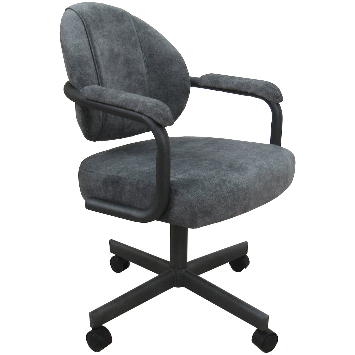 M-70 Swivel Metal Dining Caster Chair - Outlier Charcoal Gray - Gray ...