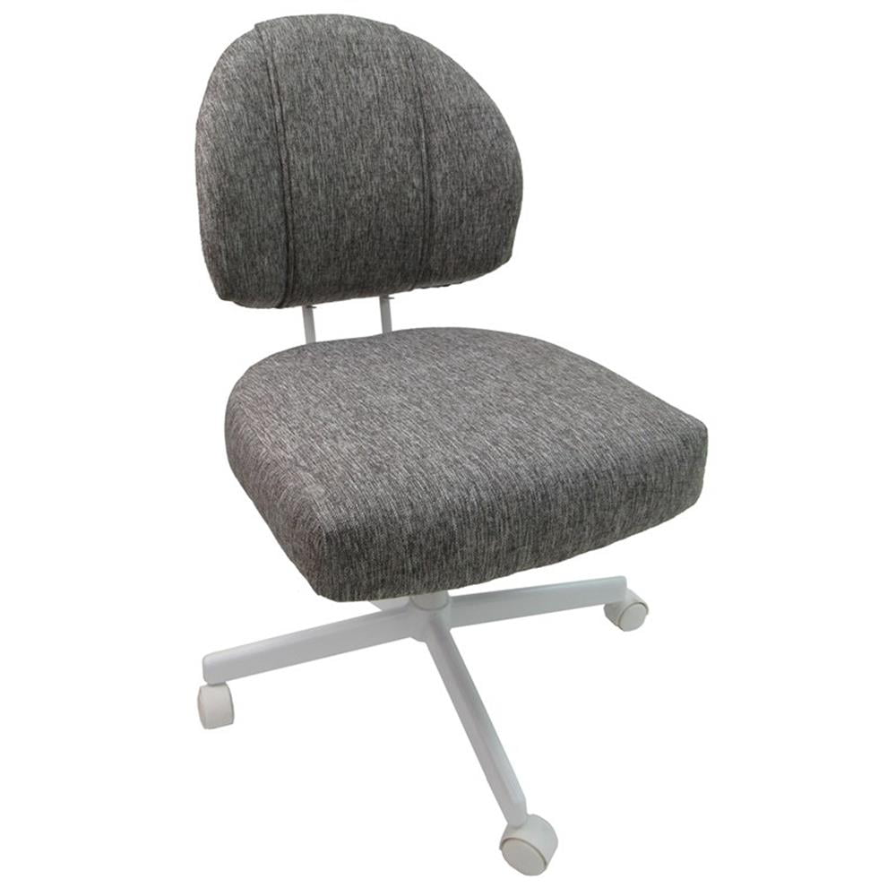 M-75 Swivel Dining Chair on Wheels - Grey on White - Walmart.com