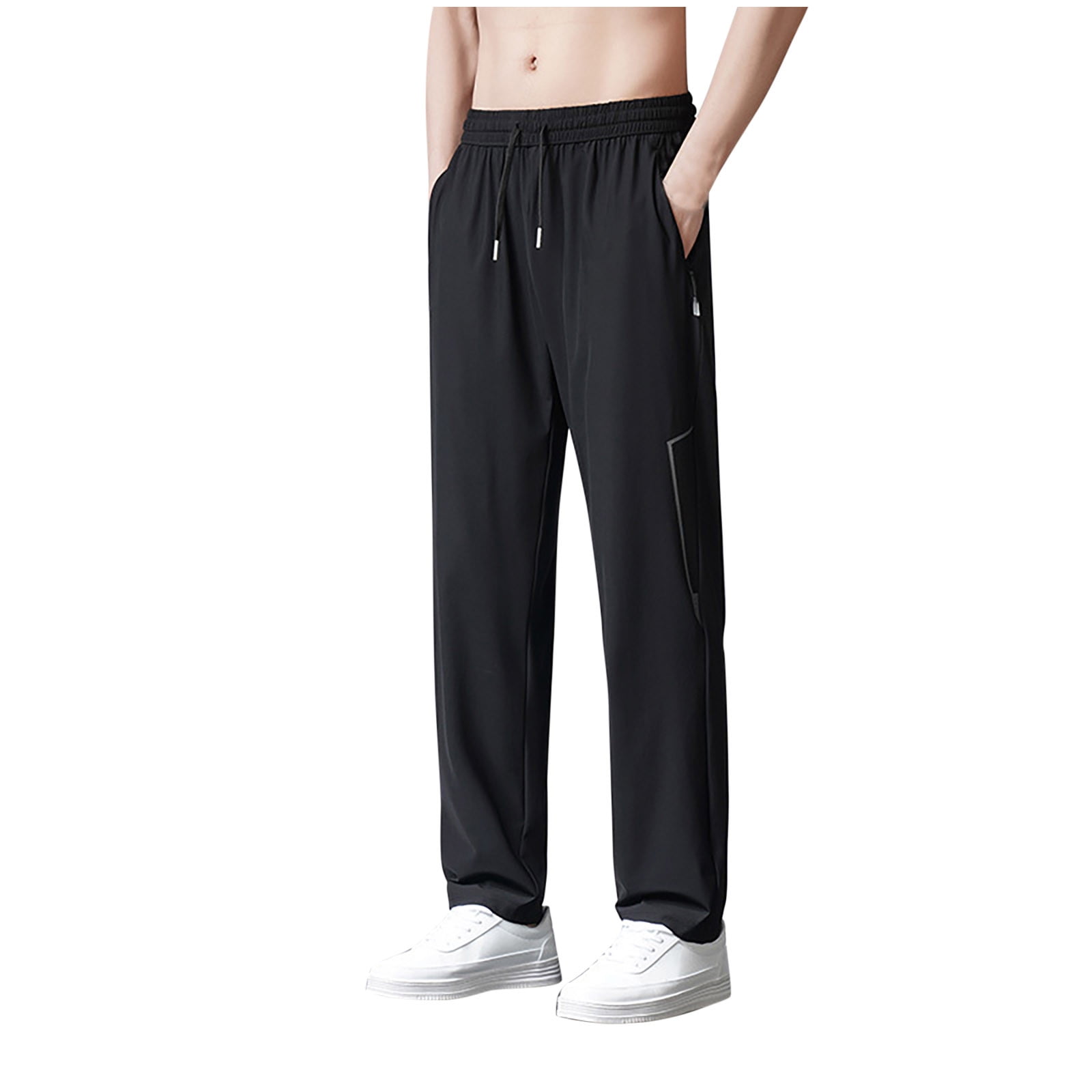 M-7X Plus Size Pants for Men Big & Tall Lightweight Straight Leg ...