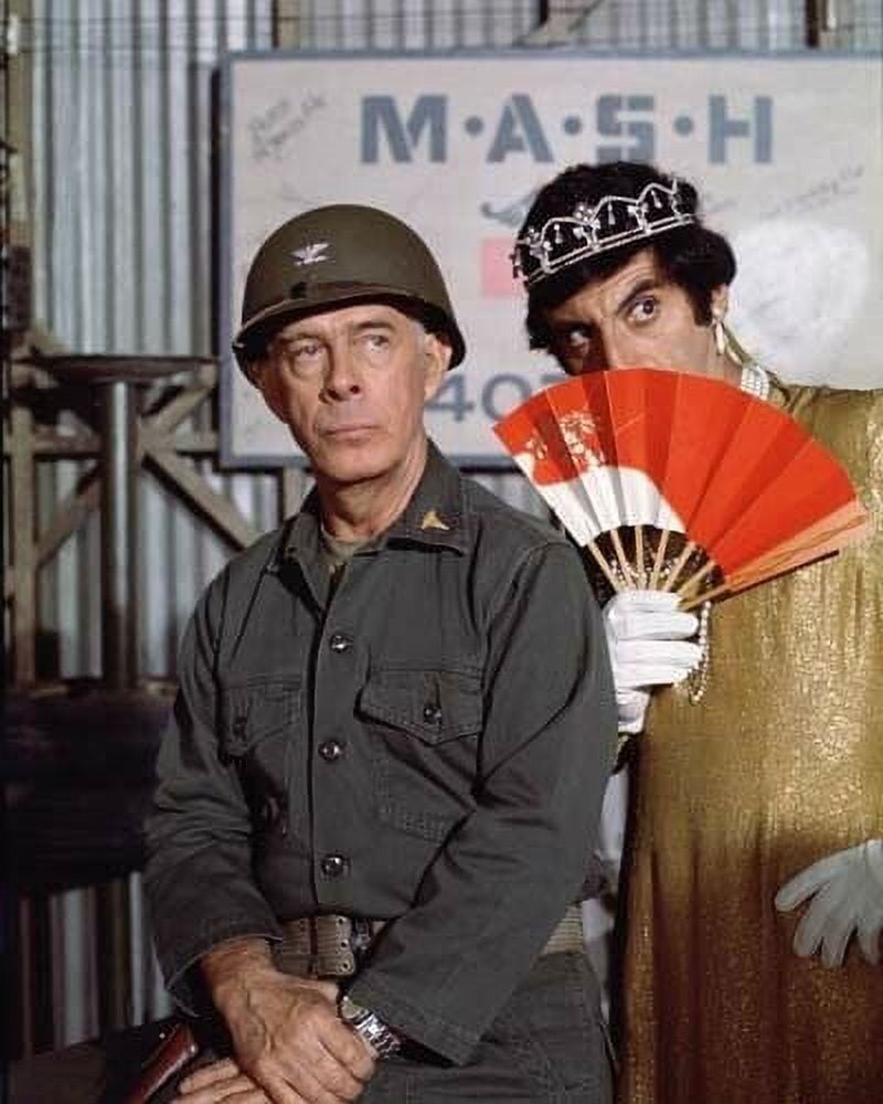M.A.S.H. TV series Jamie Farr as Klinger Harry Morgan as Potter 8x10 ...