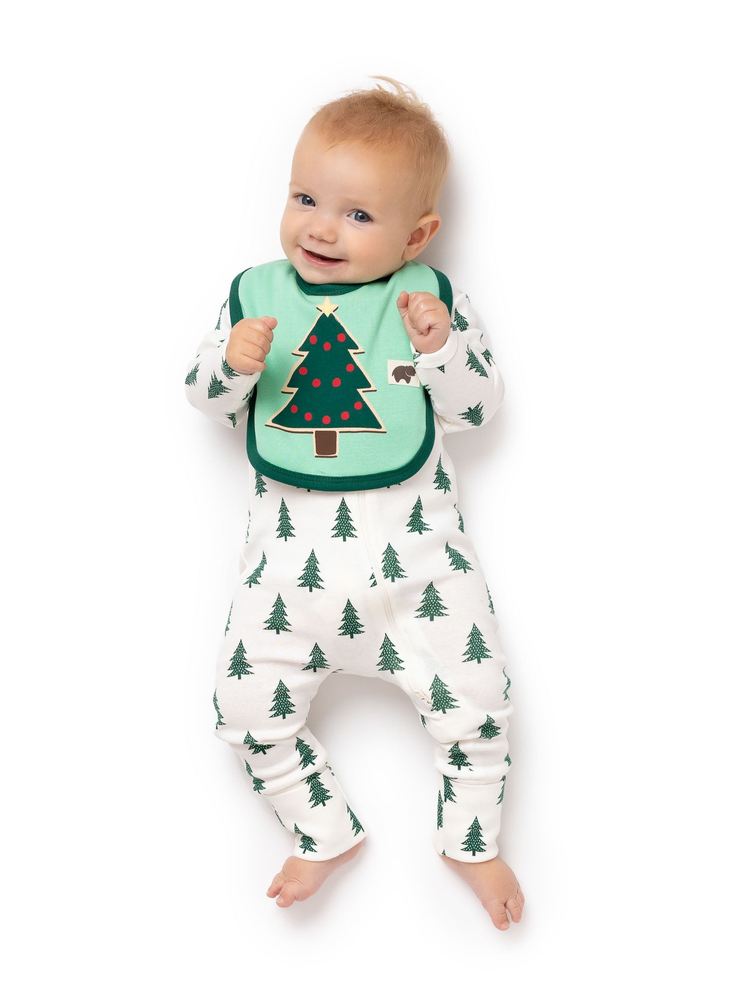 Monica + Andy Organic Cotton Baby Coverall and Bib Set, Sizes 0/3-12/18 ...