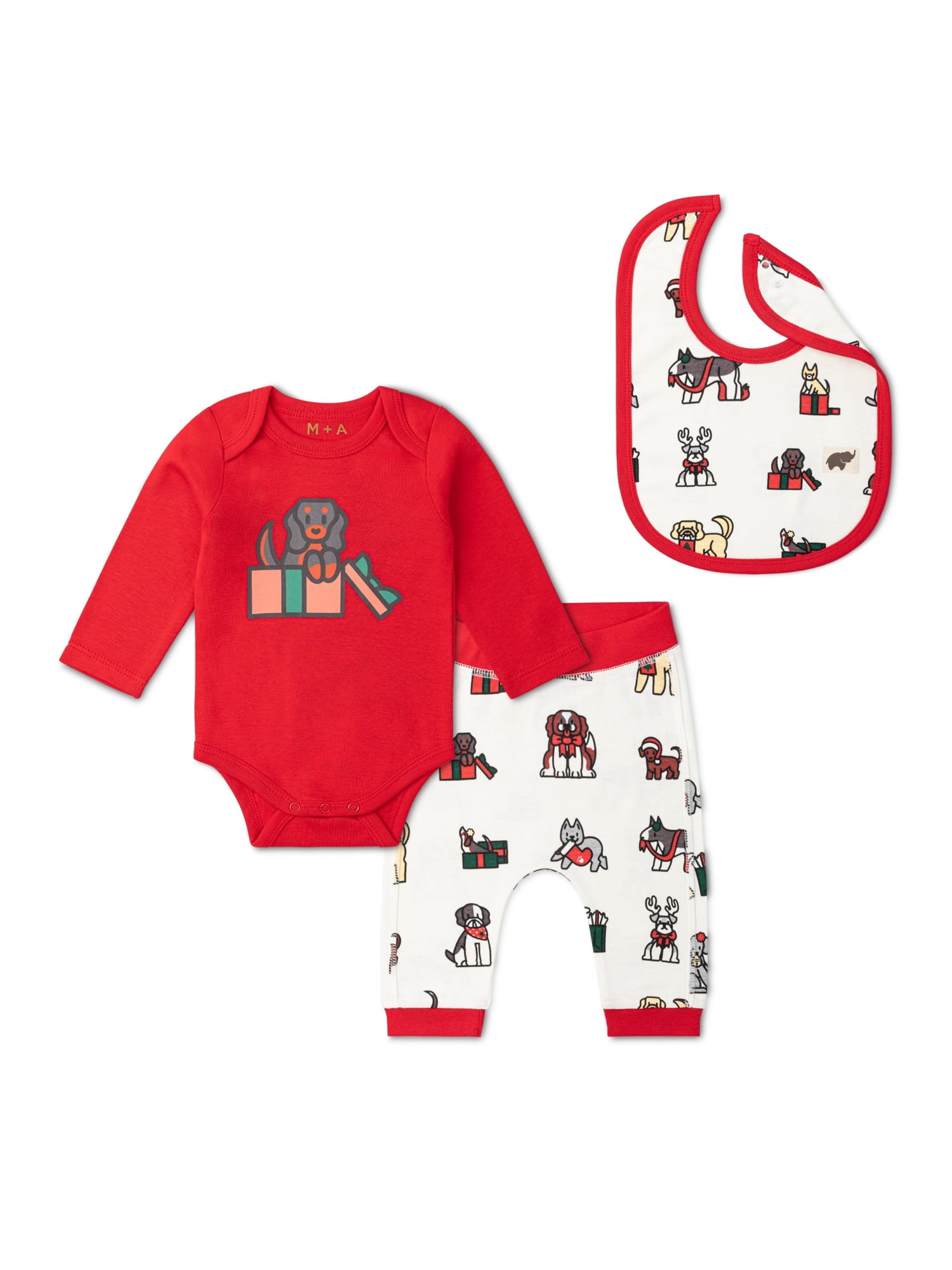 M+A by Monica + Andy Christmas Organic Cotton Gender Neutral First ...