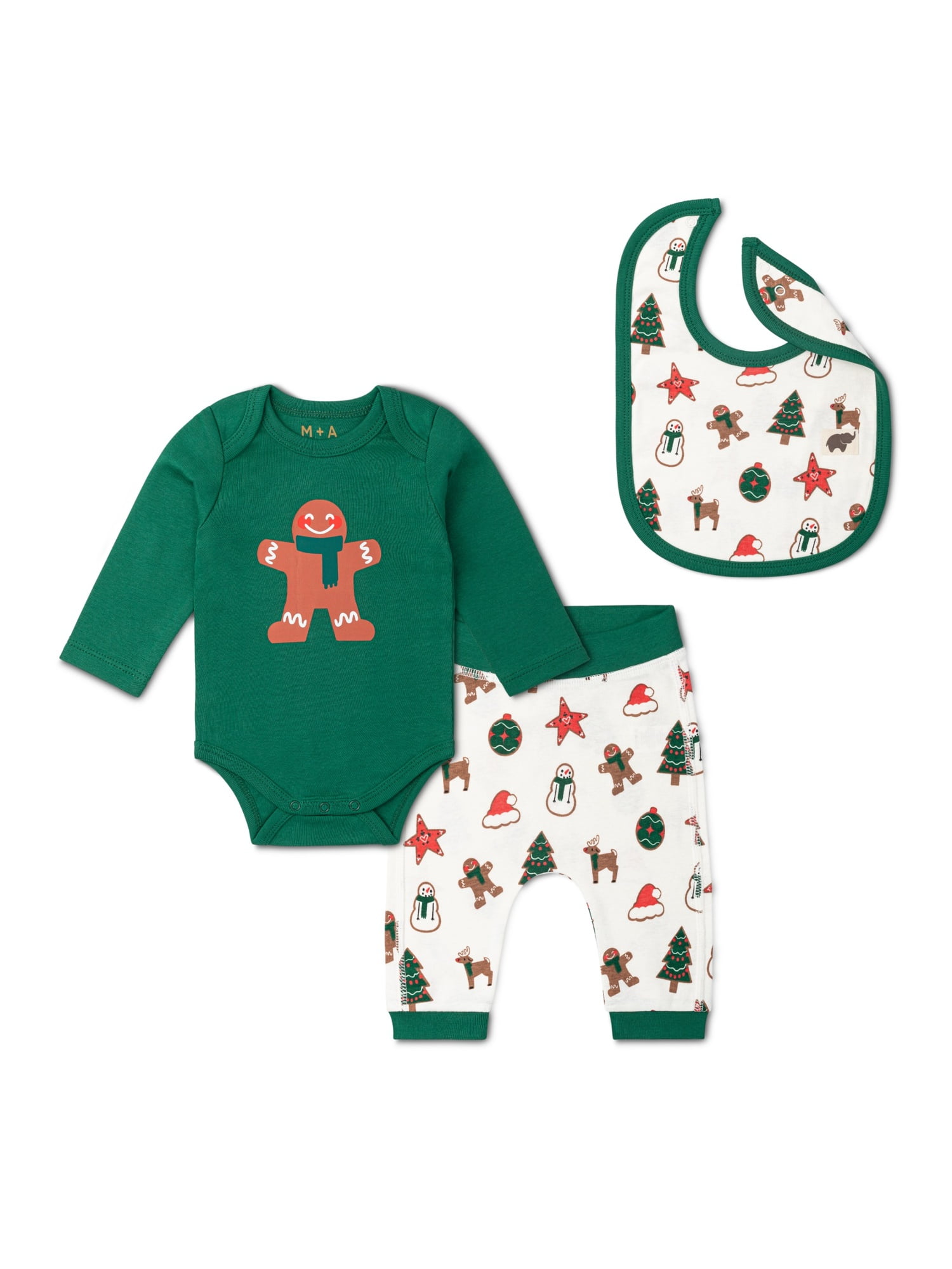 M+A by Monica + Andy Christmas Organic Cotton Gender Neutral First ...