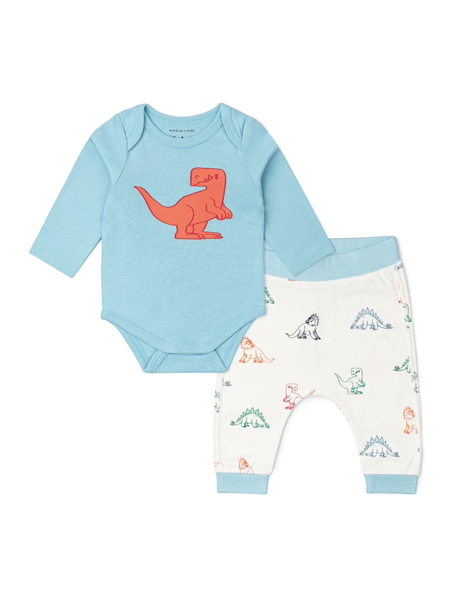 M+A by Monica + Andy Organic Cotton Gender Neutral First Moves Bodysuit ...