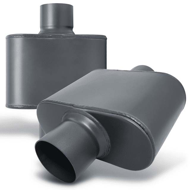 M-AUTO 3 Inch Inlet/Outlet [CHAMBERED EXHAUST MUFFLER] Straight-Through ...