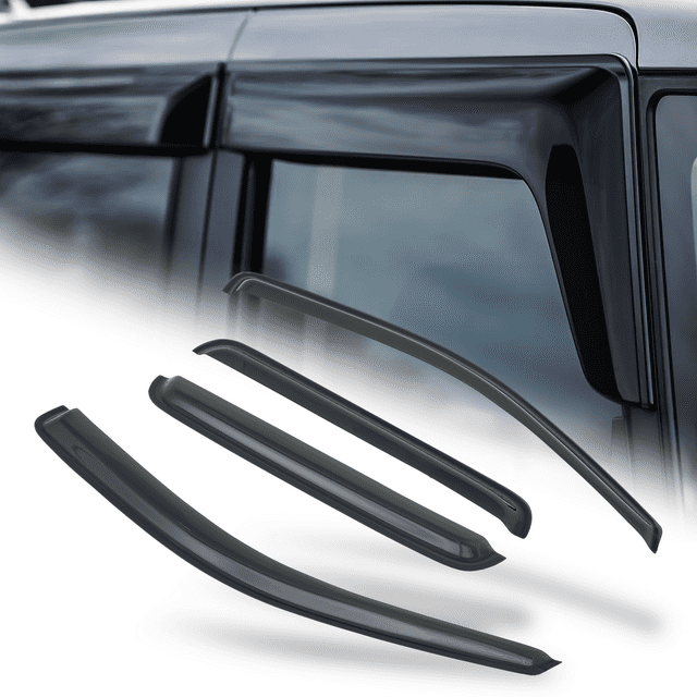 M-AUTO 4 Pieces Window Visor Shade Vent Wind Rain Deflector Guard for ...