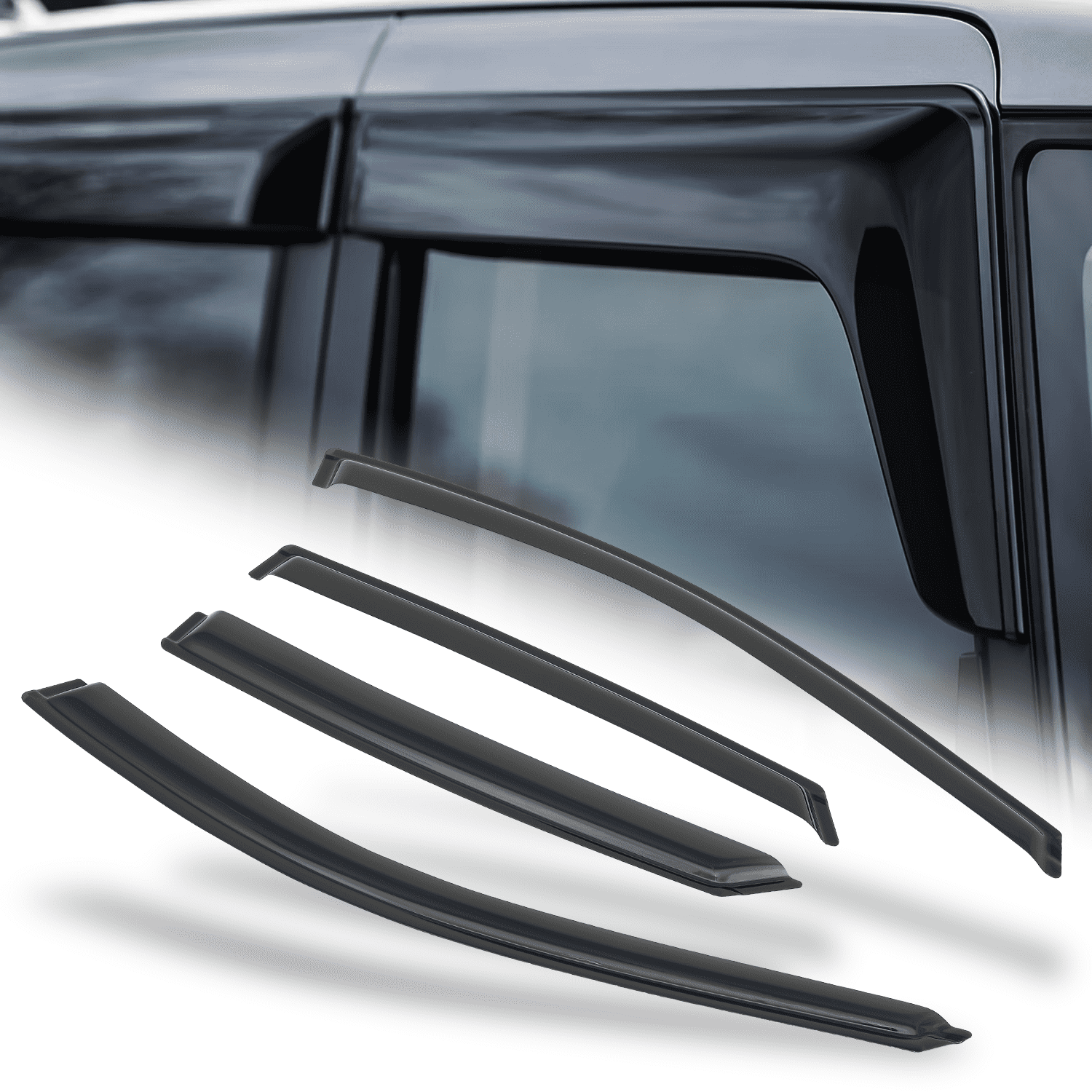 Car window visor tape store