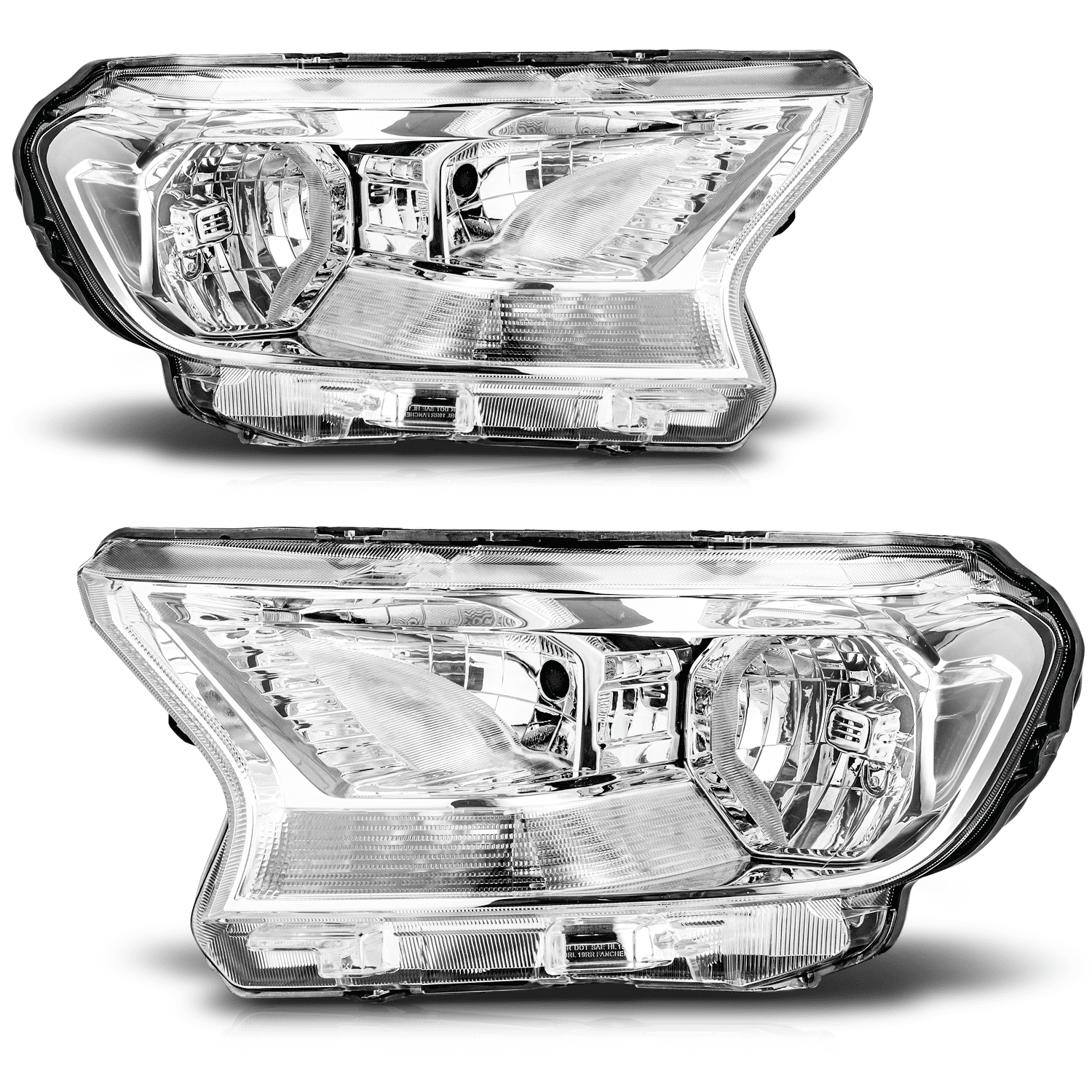 M-AUTO Headlights Replacement for 2019 2000 2021 Ford Ranger XL XLT ...