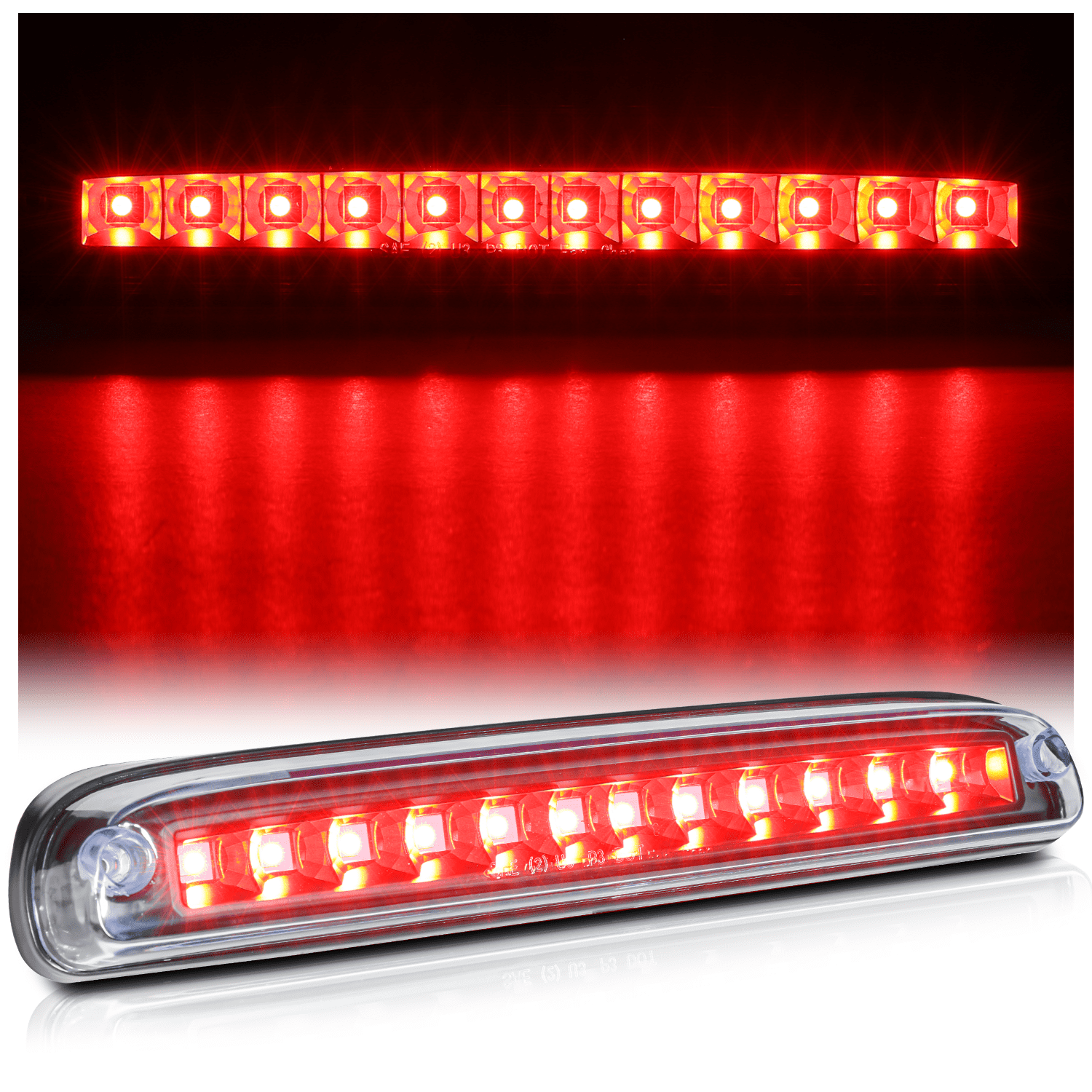 M-AUTO Rear Full LED Third 3rd Brake Light For 1999-2016 Ford F-250/F ...