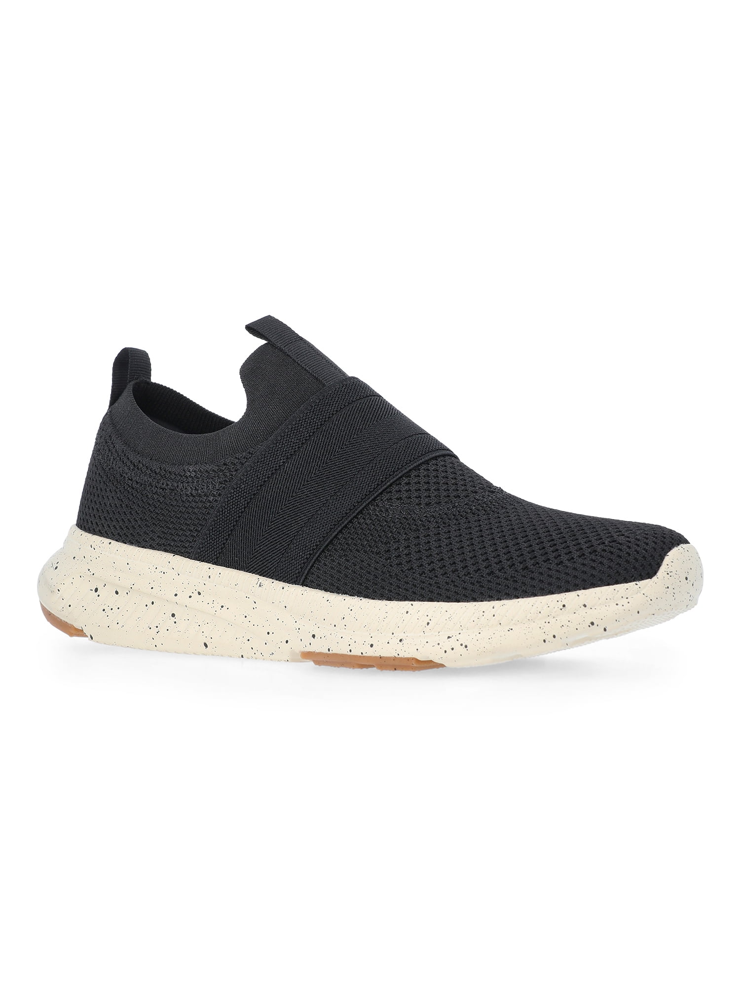 Athletic Works Men's Banded Jogger Slip-On Sneakers, Wide Width ...