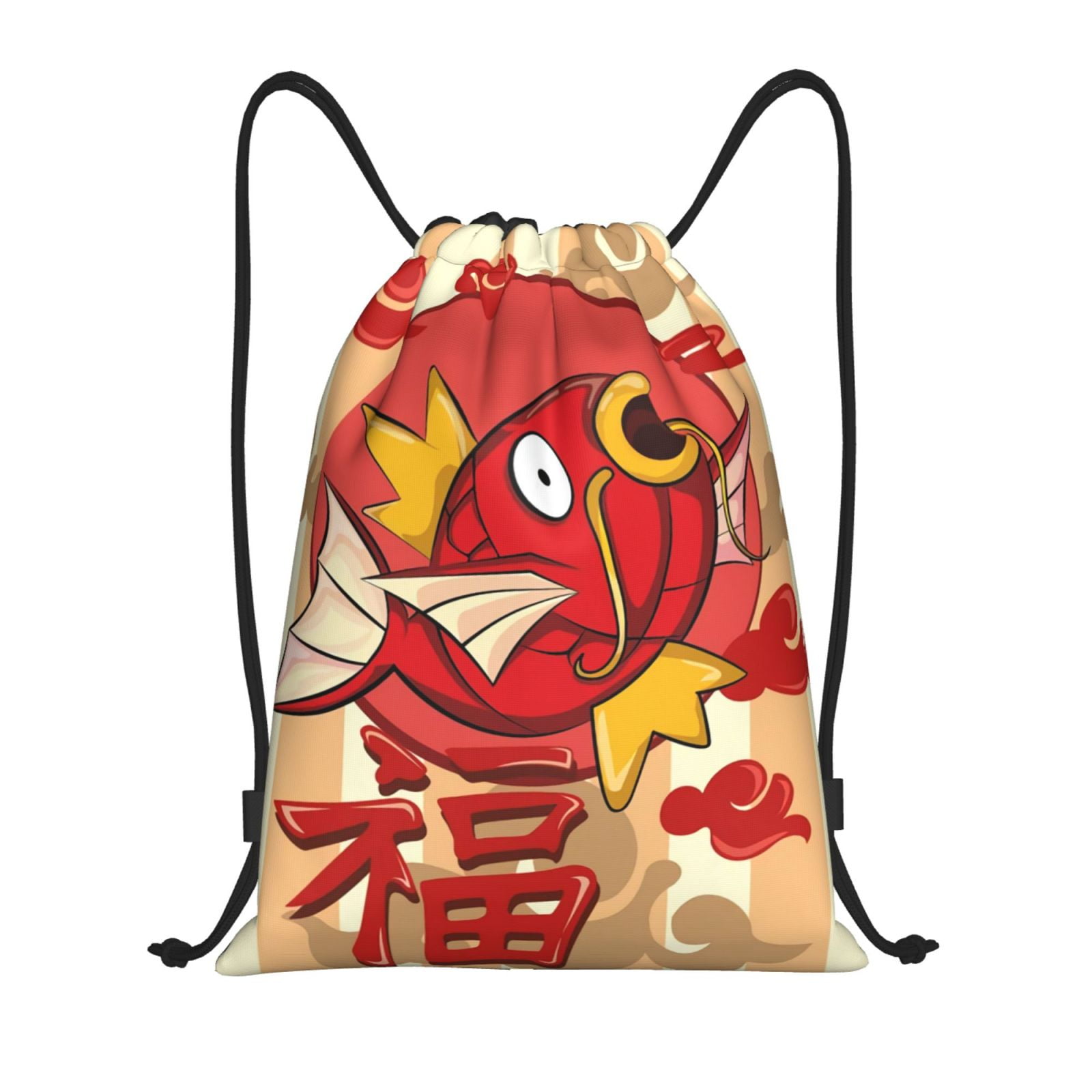 M-Agikarp Classic Drawstring Bag, Collapsible, Sports, Fitness, Drawstring Bag, Unisex, Beach ...