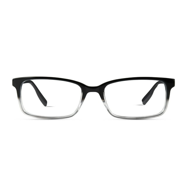 M America Men's Rx'able Rectangular Plastic Eyeglasses, 55-18-145 ...