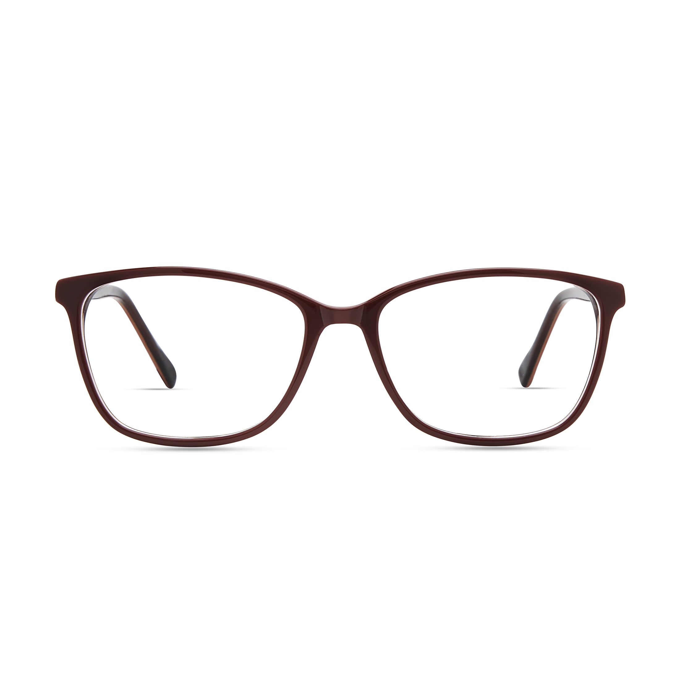 M America Women's Rx'able Square Plastic Eyeglasses, 54.5-16.0-145 ...
