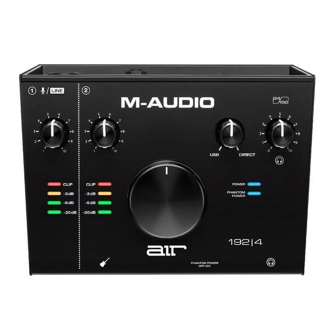 M-Audio 2-In & 2-Out USB Audio Interface with Direct Monitoring ...