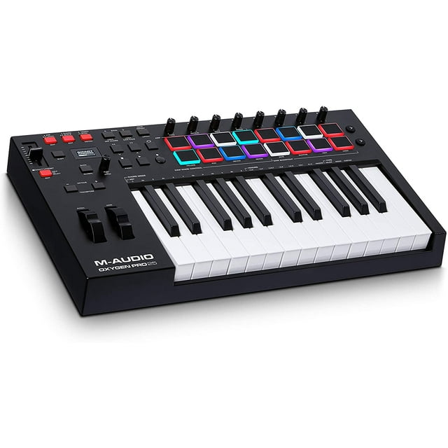 Free Shipping! M-Audio Oxygen Pro 25 - Key USB MIDI Keyboard Controller ...