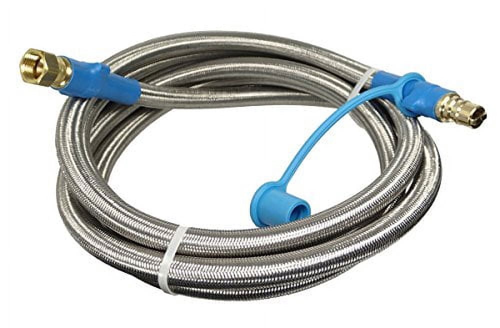M.B. Sturgis Inc. 3/8" ID Stainless Steel Overbraid Quick Disconnect ...