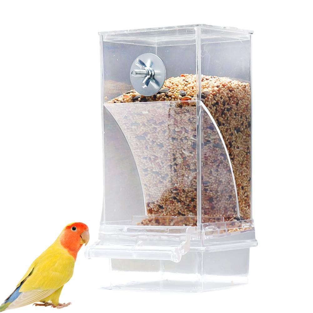 No M Bird Fder, Automatic Parrot Fder Bird Cage Accories, Clear Parakt ...