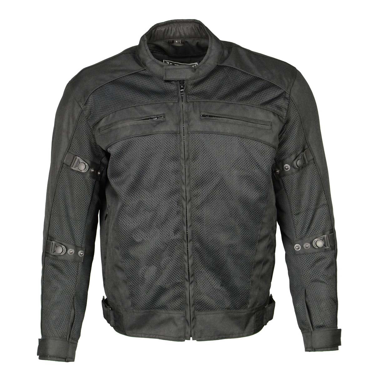 M Boss Motorcycle Apparel BOS11705 Men's Black Mesh and Nylon ...