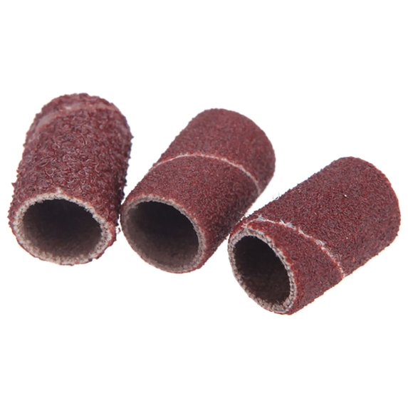M Buder 100 Pcs Professional Nail Drill Sanding Bands 80 Grit Grinding ...