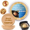 Air Fryer Silicone Pot,Round Air Fryer Silicone Liners Food Safe Non ...