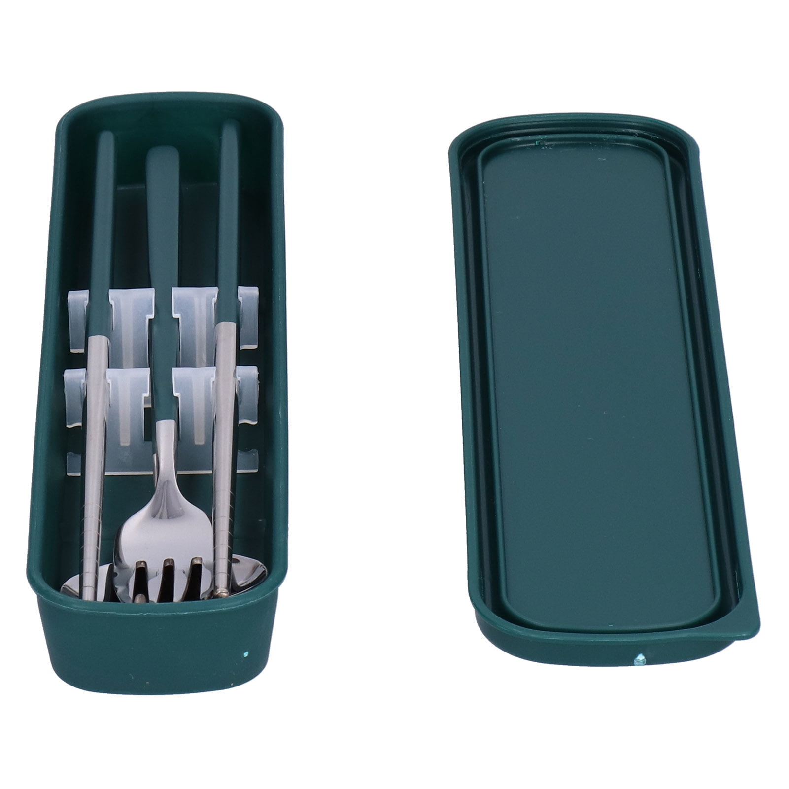 M Buder 3-Piece Portable Stainless Steel Flatware Set with Chopsticks ...