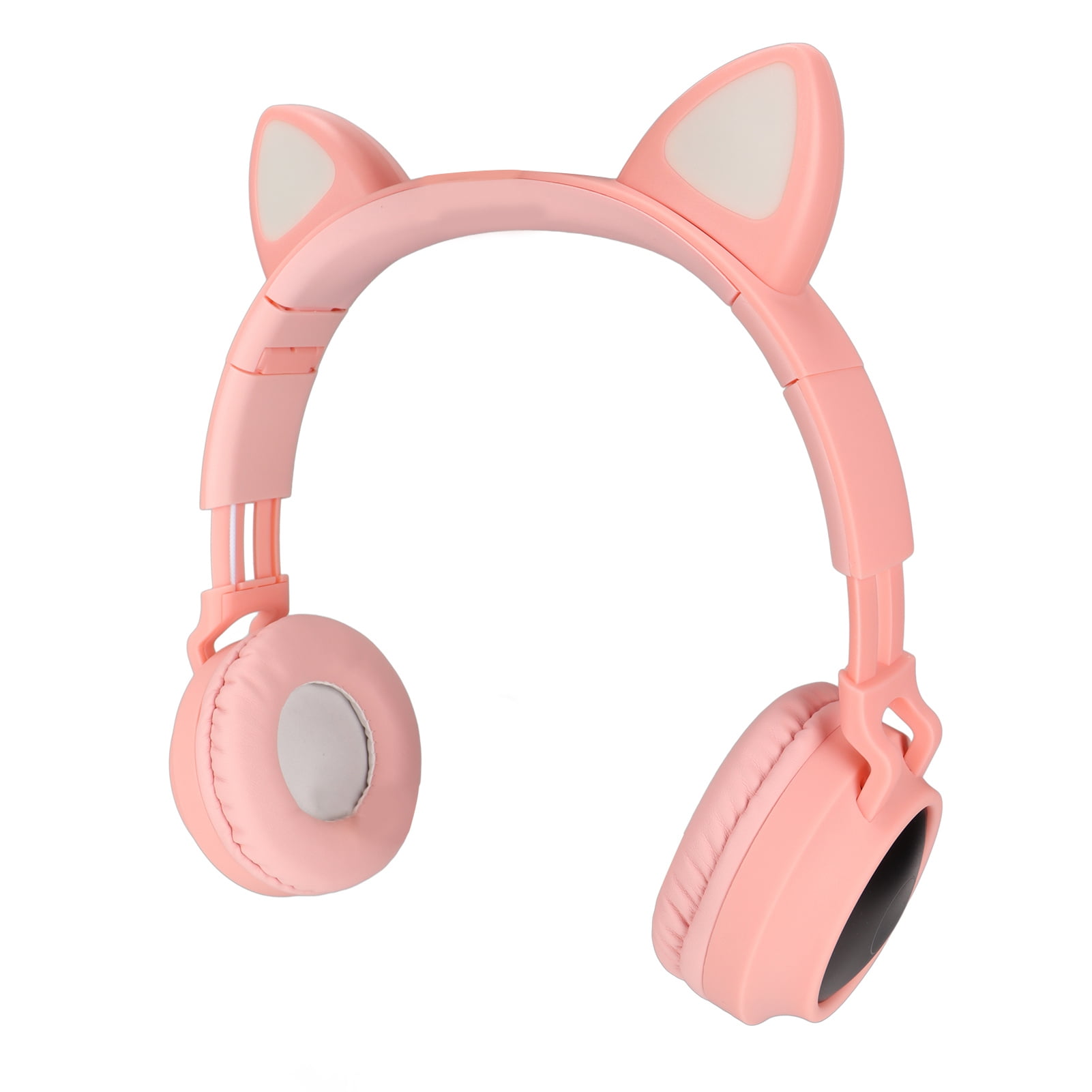M Buder Cat Ear Gaming Headphones Deep Bass LED Light Foldable Headset ...