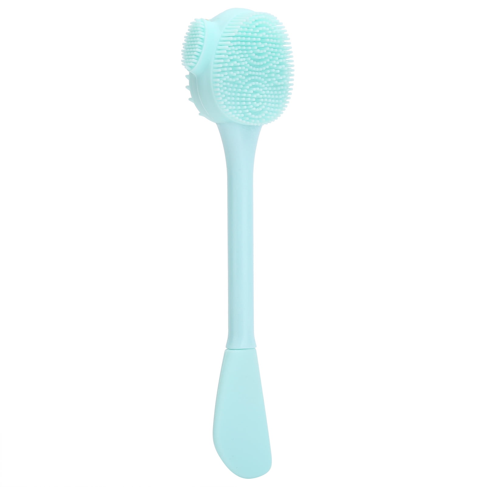 M Buder Dual Head Silicone Face Cleansing Brush, Green Knife Shape Mask ...