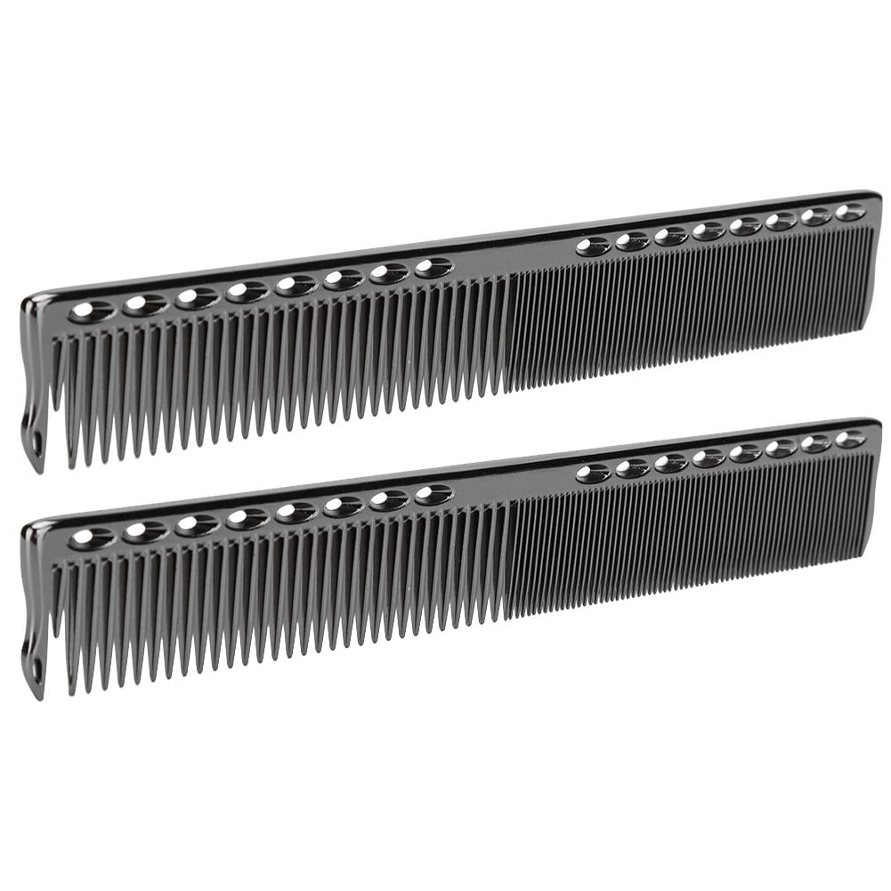 M Buder Professional Stainless Steel Haircut Comb 2-Pack, Salon Quality ...