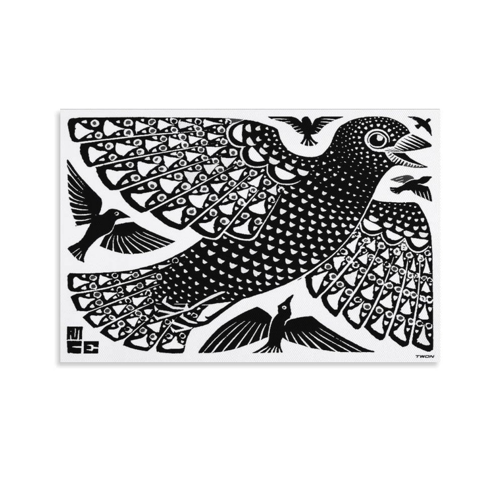 M.C. Escher Birds Wall Art Poster Room Aesthetic Poster Print Art Wall ...
