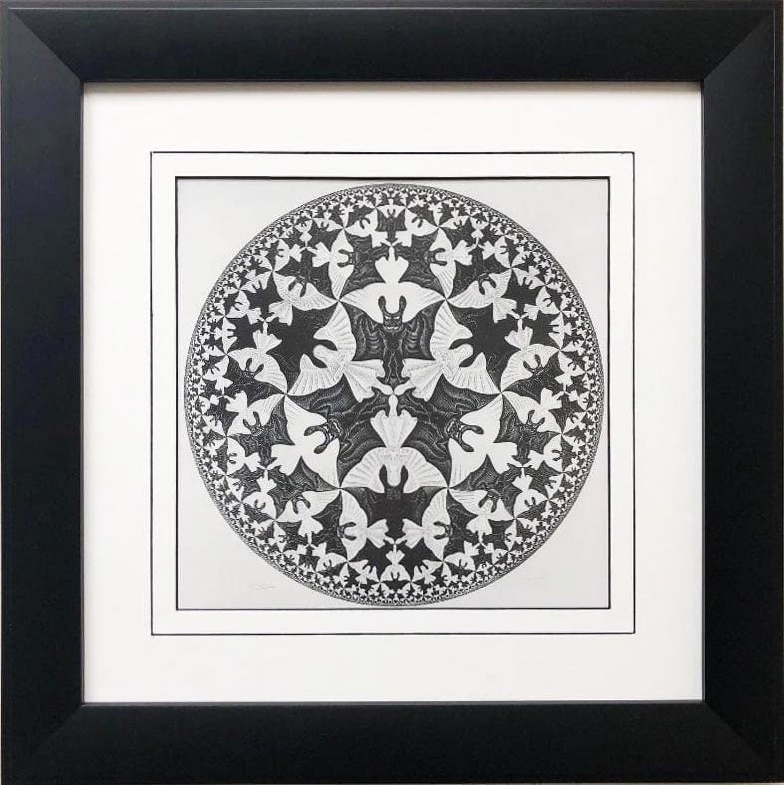 M.C.Escher "Circle Limit IV " 1960 FRAMED Art Generic - Walmart.com