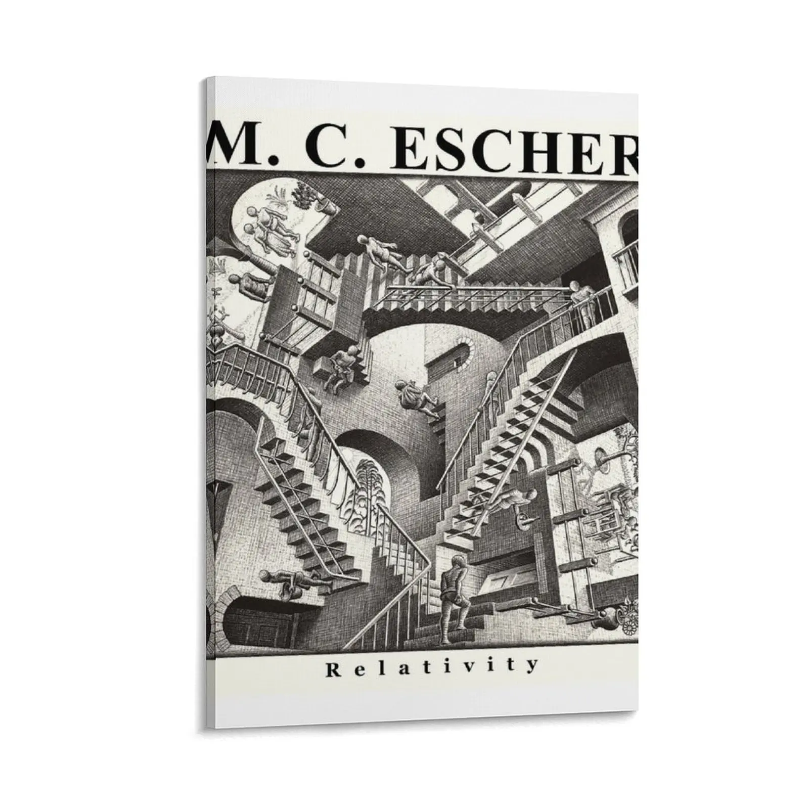 M.C. Escher - Relativity - Staircases. Relativity by Maurits Cornelis ...