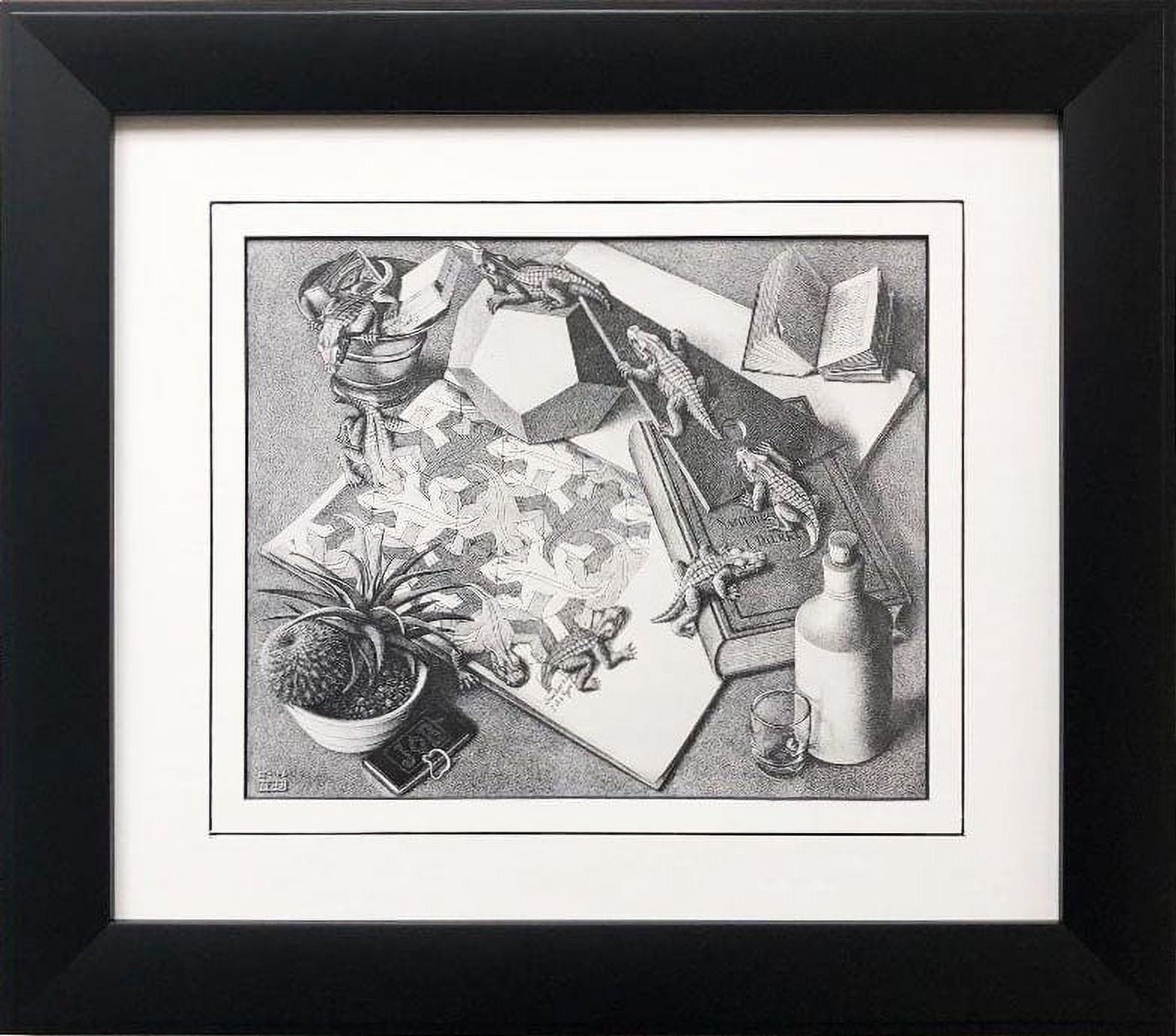 M.C.Escher "Reptiles" 1943 FRAMED Art Generic - Walmart.com