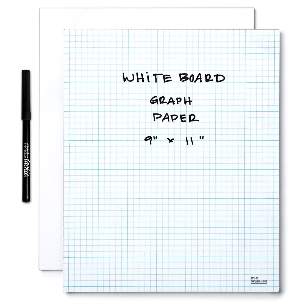 M.C. Squares Dry-Erase Graph Paper Pads - 9 x 11 Inch, Letter 2-Pack ...
