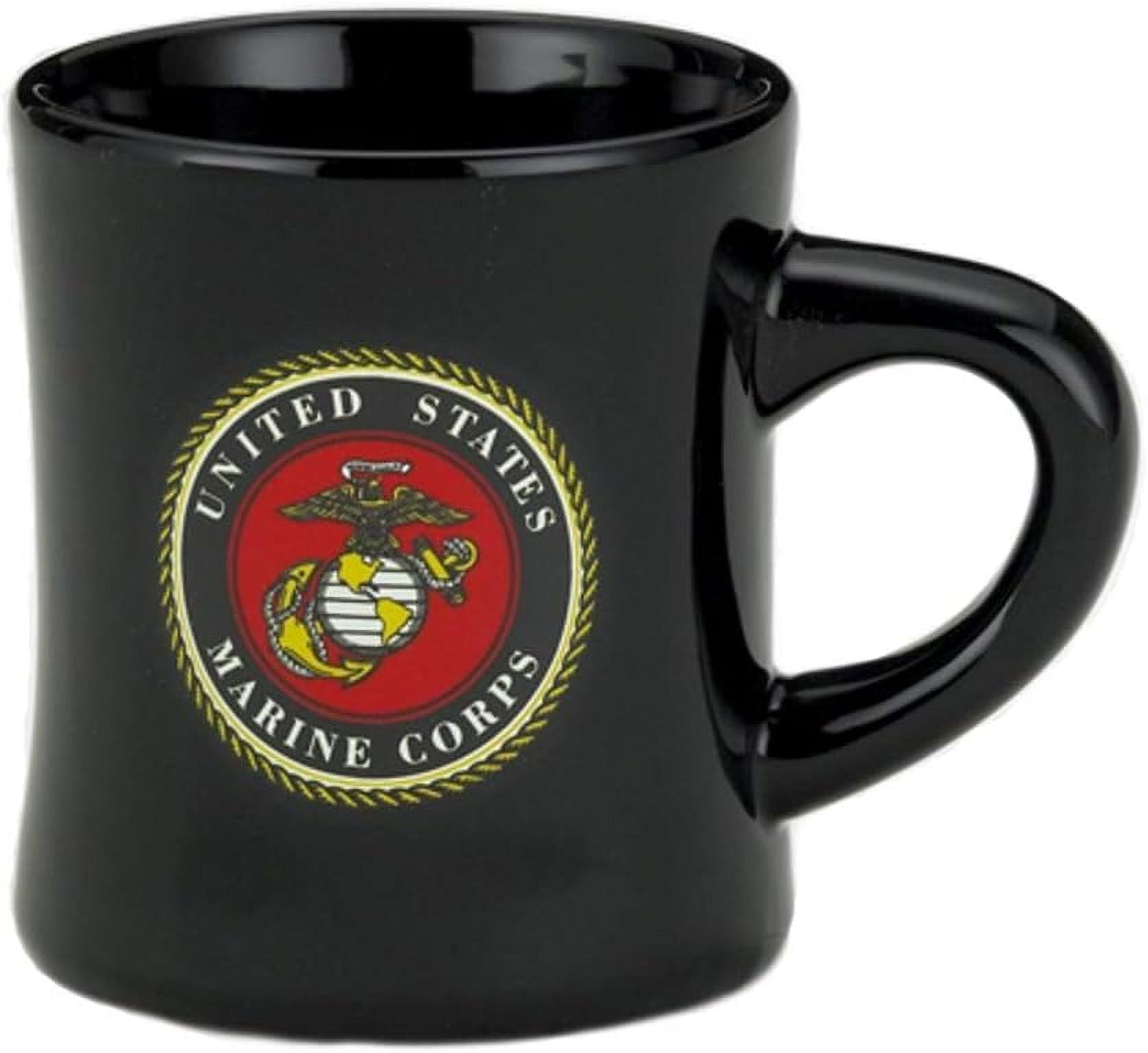 M. Cornell, Inc. United States Marine Corps Decal Logo Black 8 Ounce ...