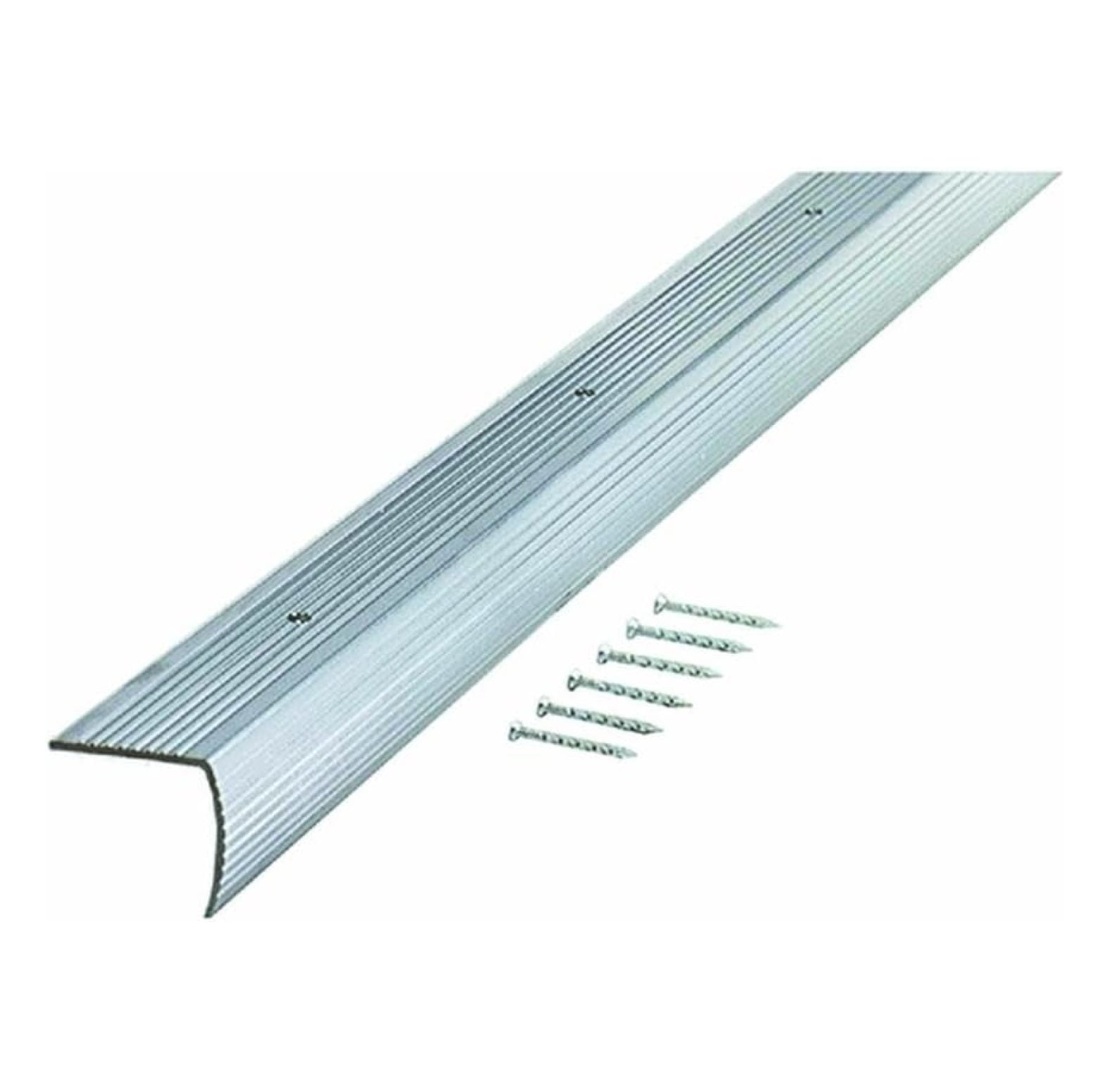 M-D 78105 72" Silver Fluted Stair Edging - Walmart.com