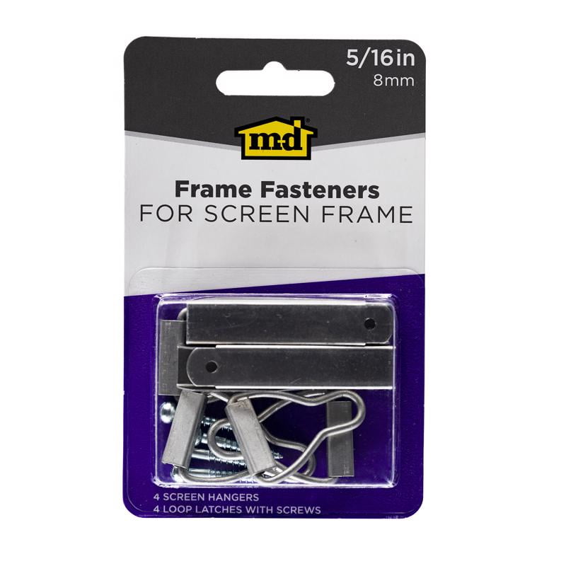 M-D Aluminum Screen Frame Fasteners 8 pk - Walmart.com