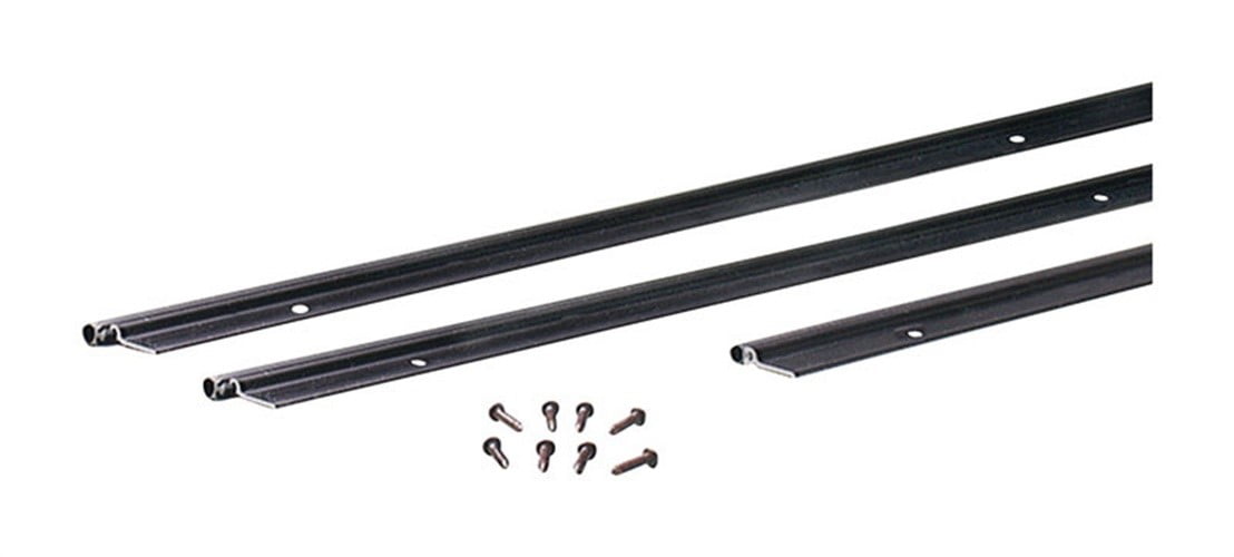 M-D Bronze Aluminum Weatherstrip Set For Door Jambs 84.25 in. L X 1/4 ...