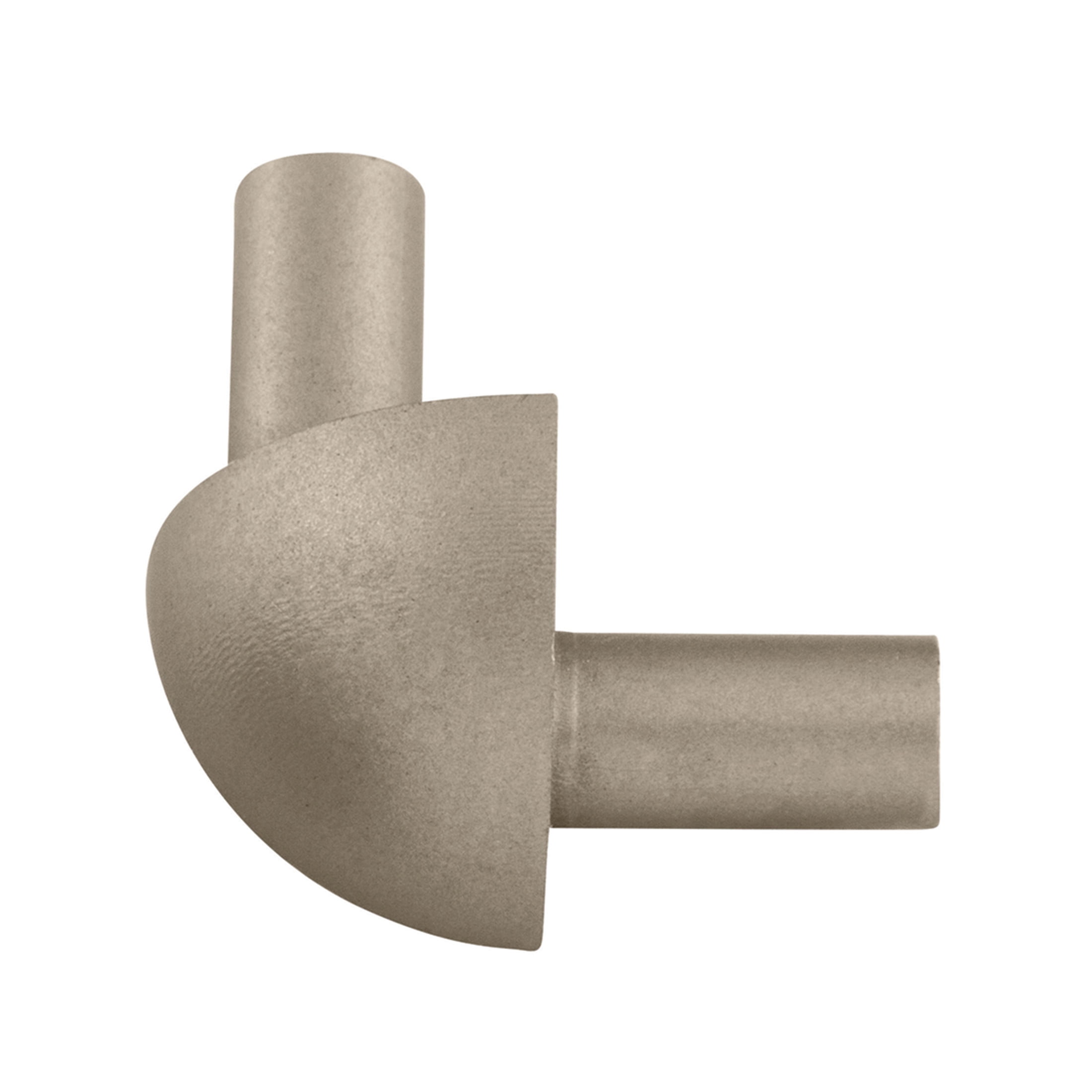 M-D Building Products 32016 5/16 in. Pewter Aluminum Bullnose Outside ...