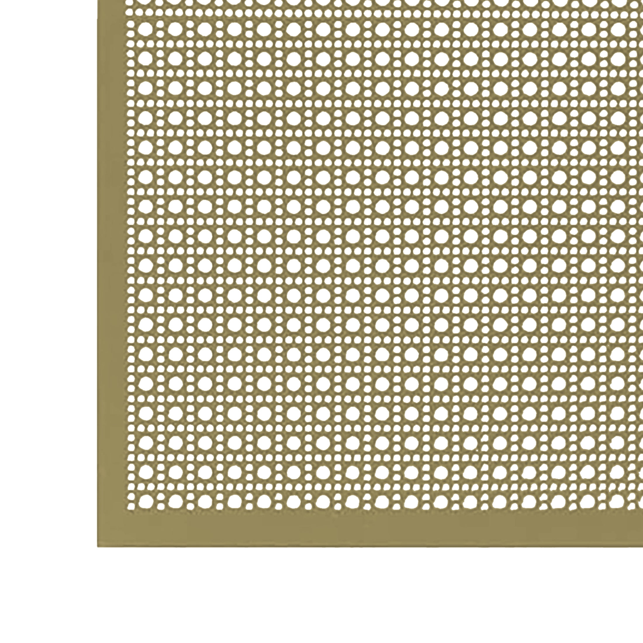 M-D Building Products 57125 24 in. x 36 in. x .020 in. Brass Aluminum ...