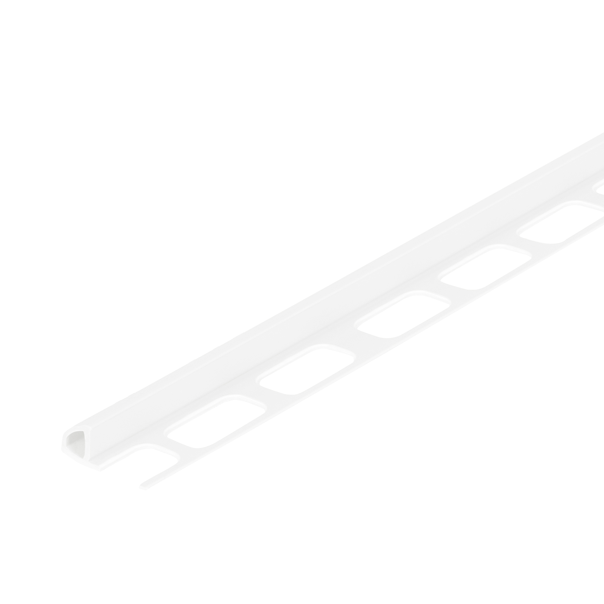 M-D Building Products 73792 3/8 in. x 96 in. White PVC Bullnose ...