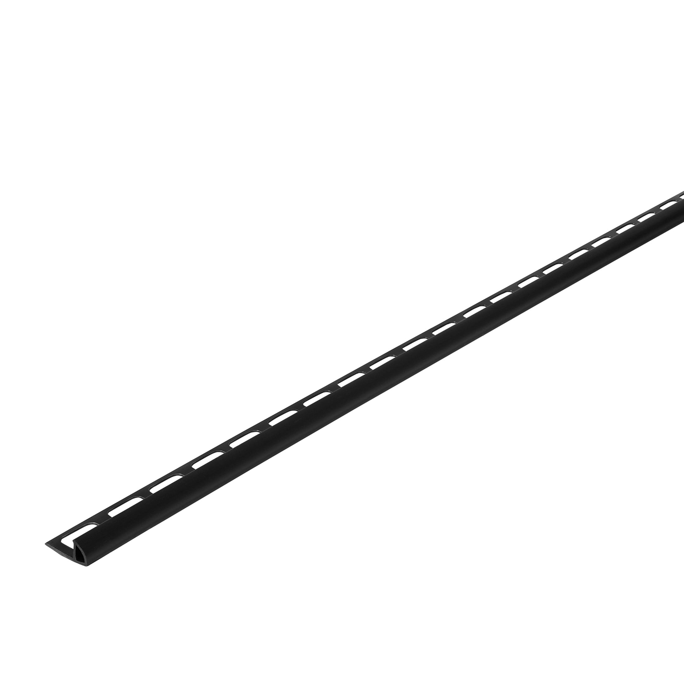 M-D Building Products 73826 3/8 in. x 96 in. Black PVC Bullnose ...