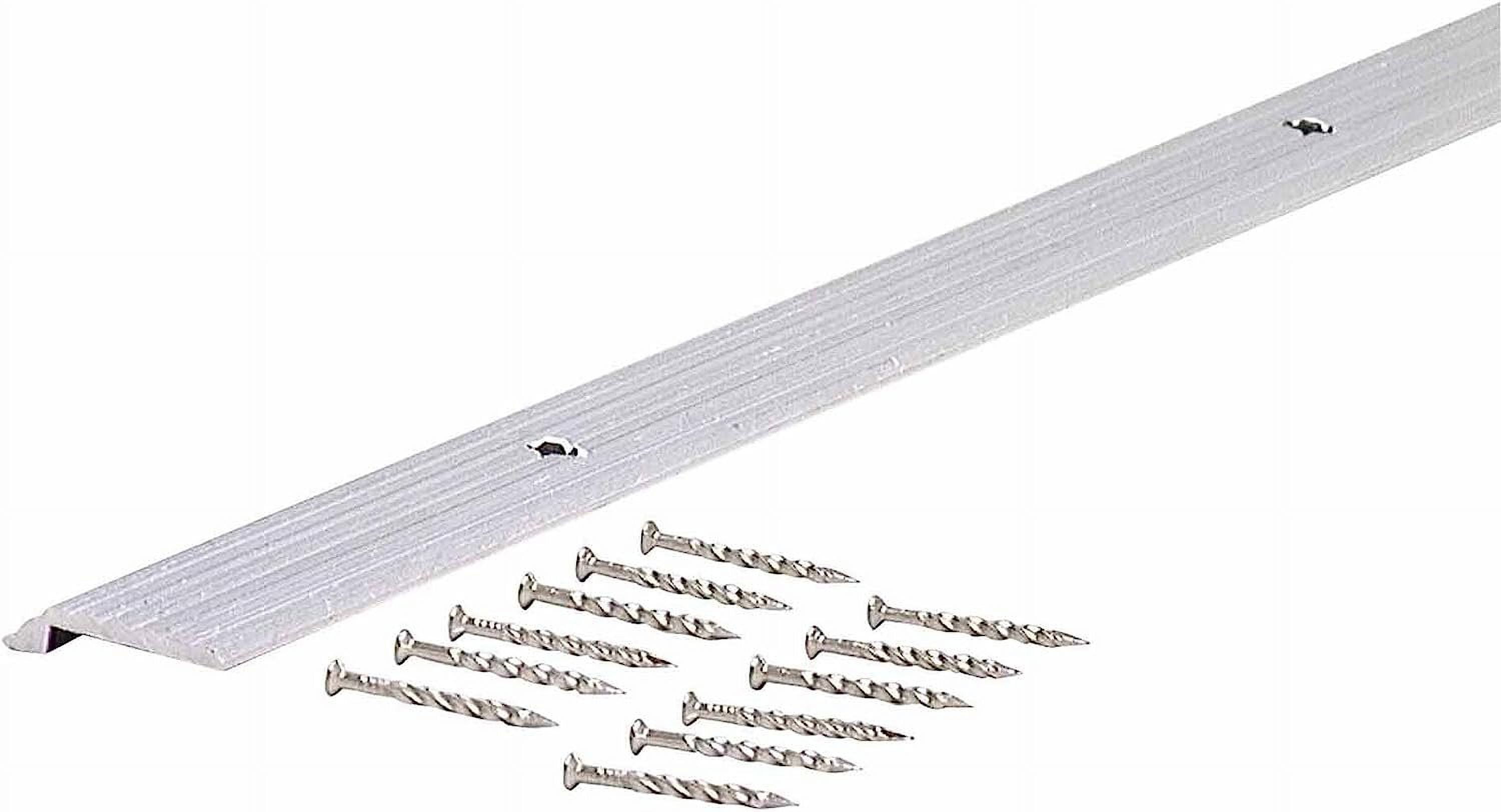 M-D Building Products Fluted Aluminum Floor Edging, 3/4-inch by 72-inch ...