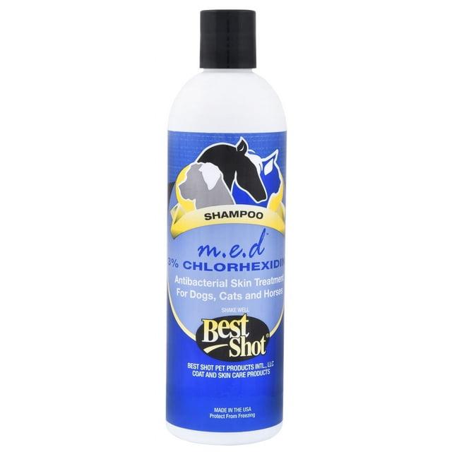 M.E.D. 3% Chlorhexidine Shampoo, 12 oz - Walmart.com