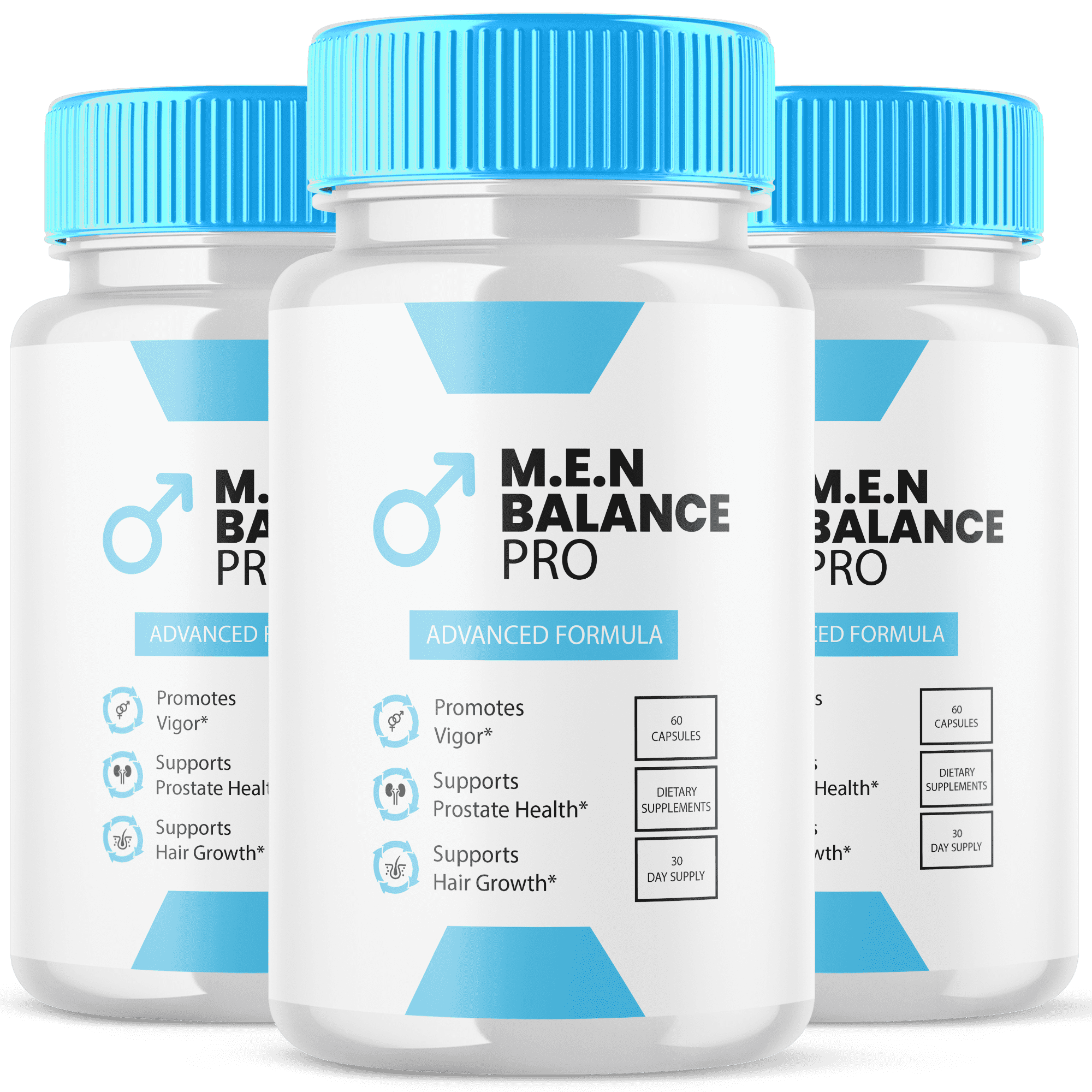M.E.N Balance Pro Advanced Formula Pills All Natural Vitamin Supplement ...