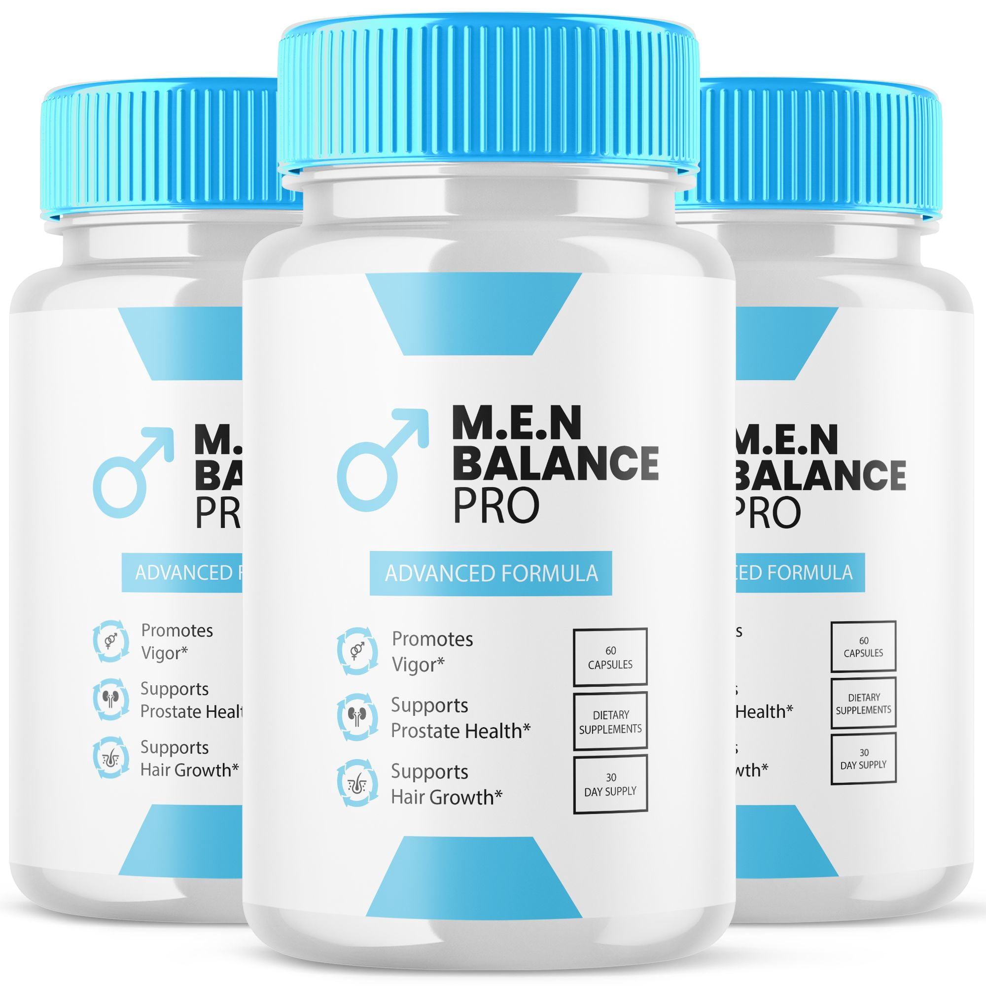 M.E.N Balance Pro Advanced Formula Pills All Natural Vitamin Supplement ...